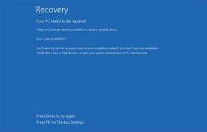 Error Code 0xc0000017 | Installing Updating Windows 10